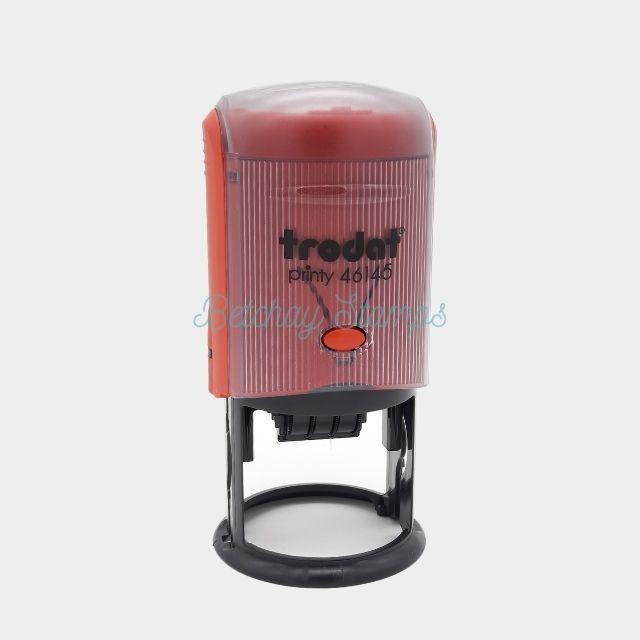 Betchay Stamp Trodat 46145 Dater. Self Inking Customizable Round Dater ...
