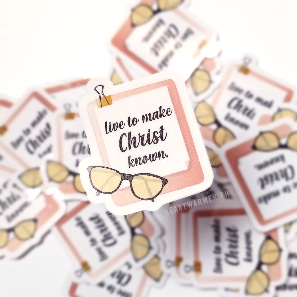 Christian Laptop Sticker | Journal Sticker Aesthetic Vinyl Laminated ...