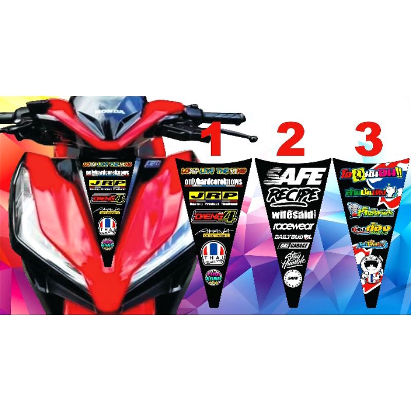 click sticker front. | Shopee Philippines