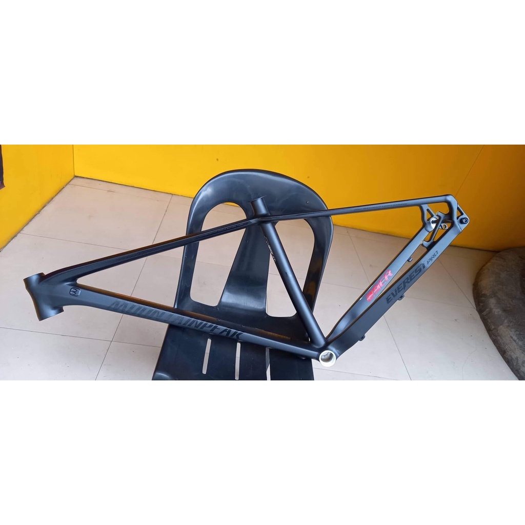 AUTHENTIC MOUNTAIN PEAK FRAME EVEREST PRO 27.5 LARGE MATT BLACK RED FOR ...