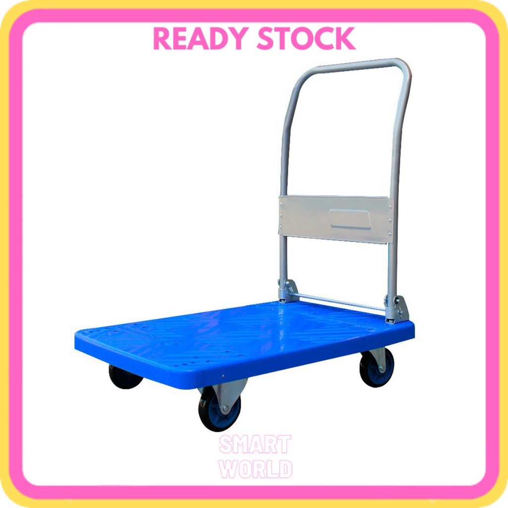 HEAVY DUTY FIBER PLATFORM FOLDABLE HANDLE TRUCK TROLLEY with heavy duty ...