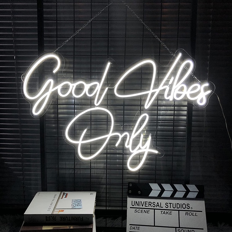 Neon Sign Good Vibes Only Sign for Bachelorette Party Engagement Party ...