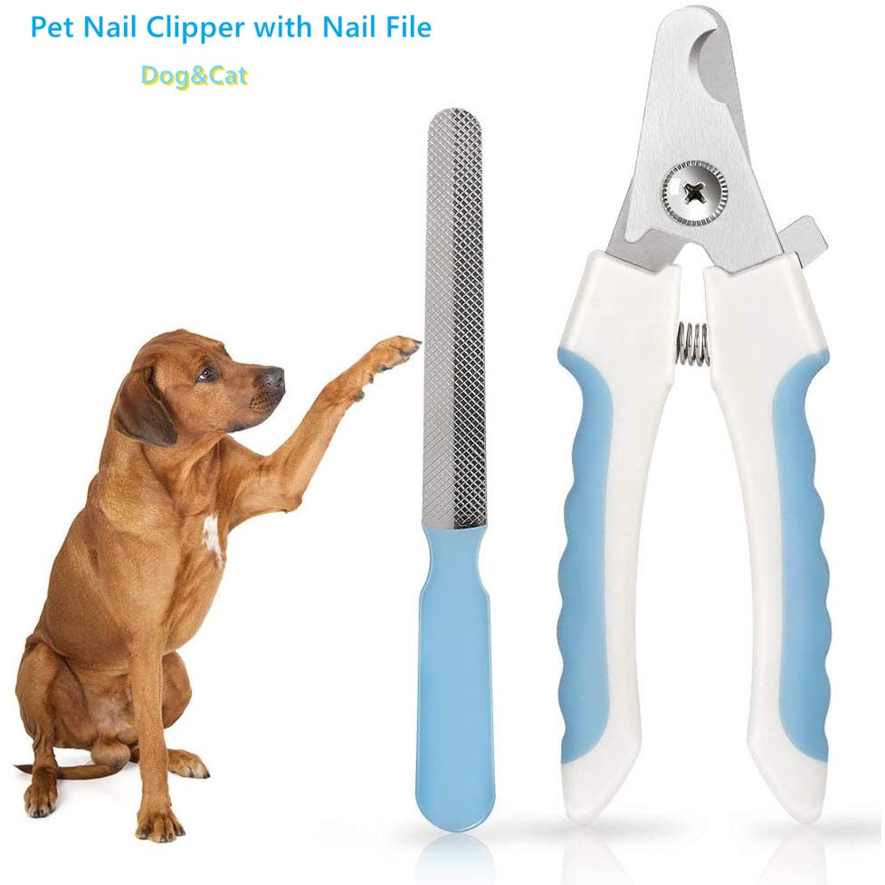 Pet Nail Clippers Set with Nail File Dog Cat Nail Cutter Pet Nail ...