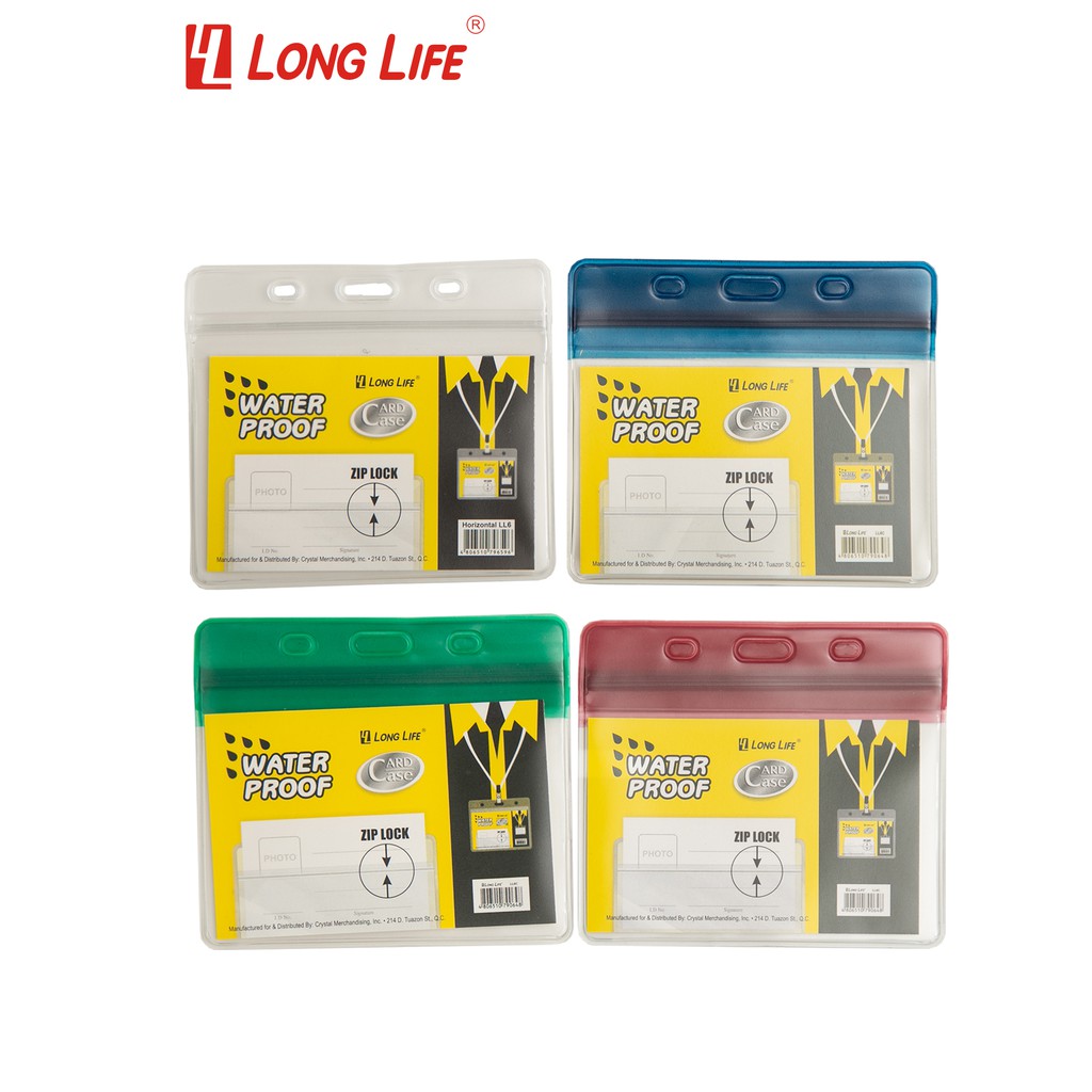 Long Life Waterproof ID Case Horizontal 85x55mm LL6 (5 pcs) | Shopee ...