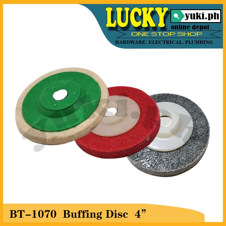 Buffing Cloth Wheel Disc Cotton / Nylon Fiber Buffing Polishing (4 ...
