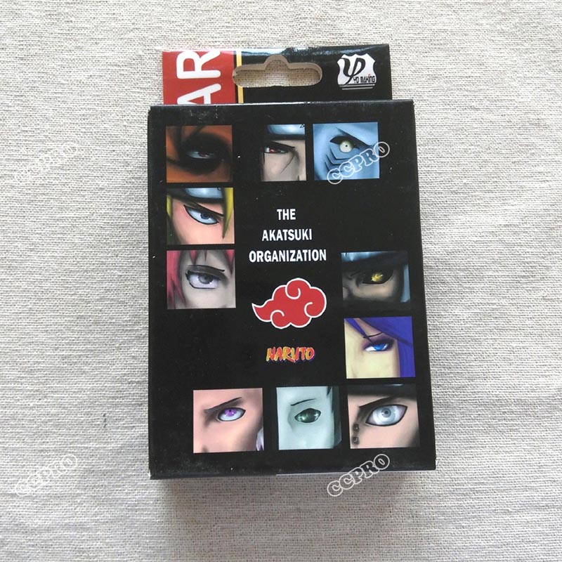 Anime Naruto Akatsuki Shippuden Poker Cards Bridge Cards Printed with ...