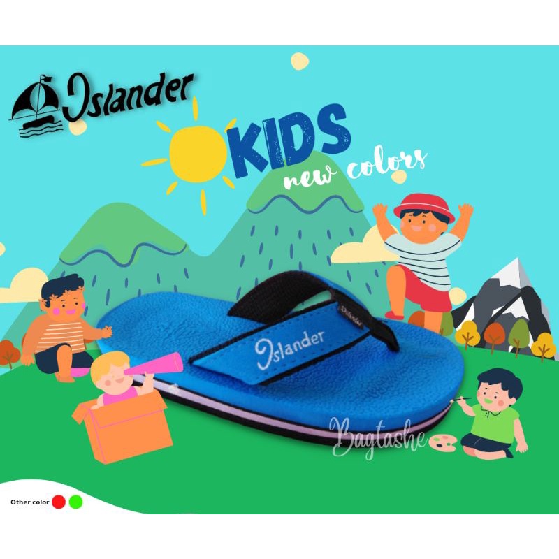 [BENZ NEW COLORS] ISLANDER ORIGINAL SLIPPERS FOR KIDS IN VIBRANT COLORS ...