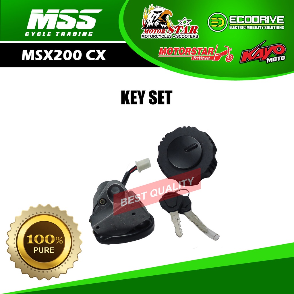 MSX200 CX KEY SET(KST) | Shopee Philippines