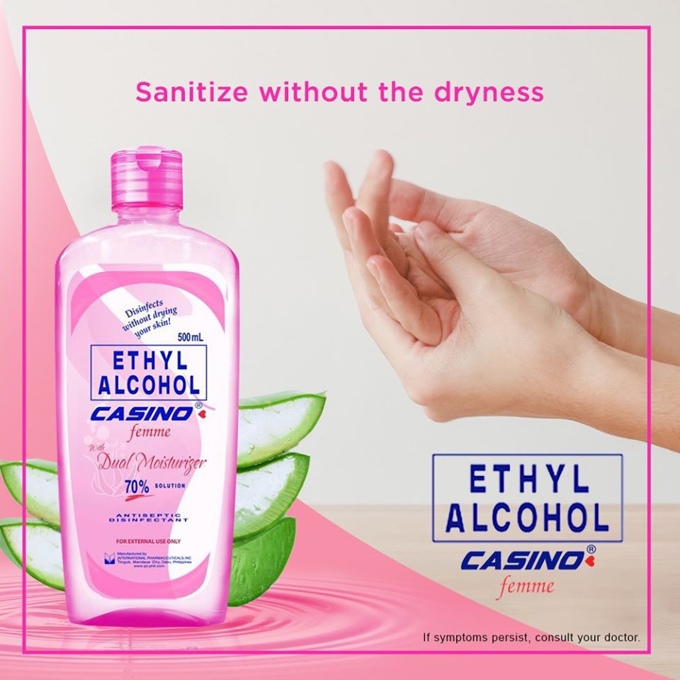 Casino Ethyl 70% Alcohol 500ml/250ml/150ml/60ml | Shopee Philippines