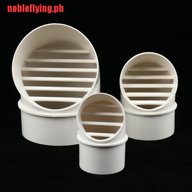 【nobleflying】PVC Ventilation Exhaust Grille round Wall Ceiling Air Vent ...
