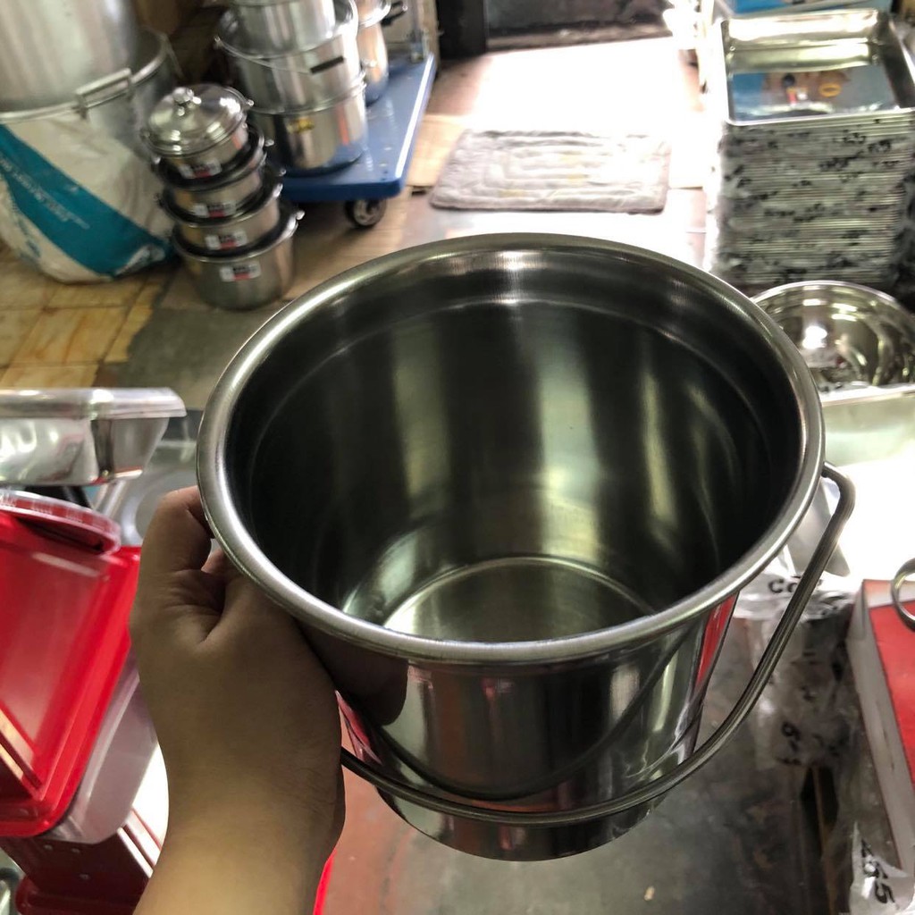 555 Stainless Steel/Aluminum Ice Bucket | Shopee Philippines