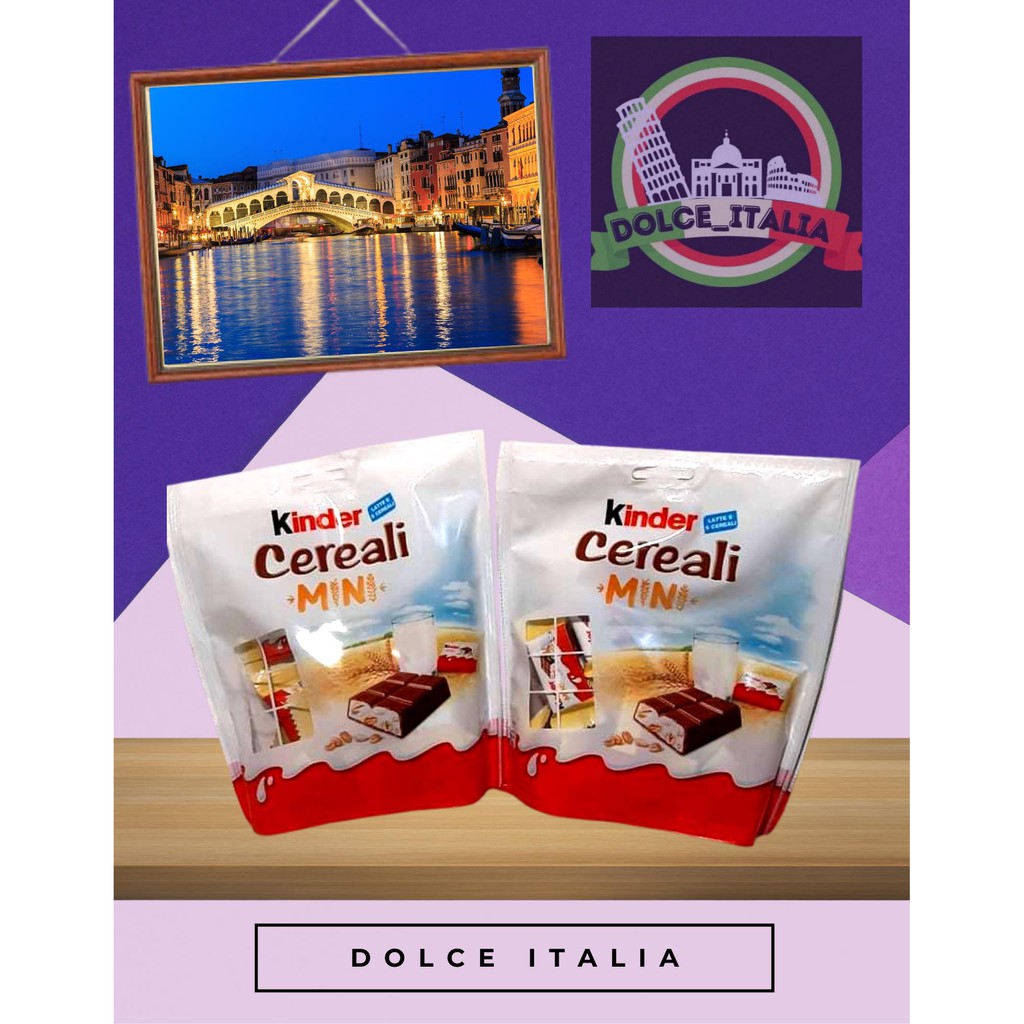 !! On hand!!KINDER Cereal Mini chocolate 107g kinder cereali 6pcs ...