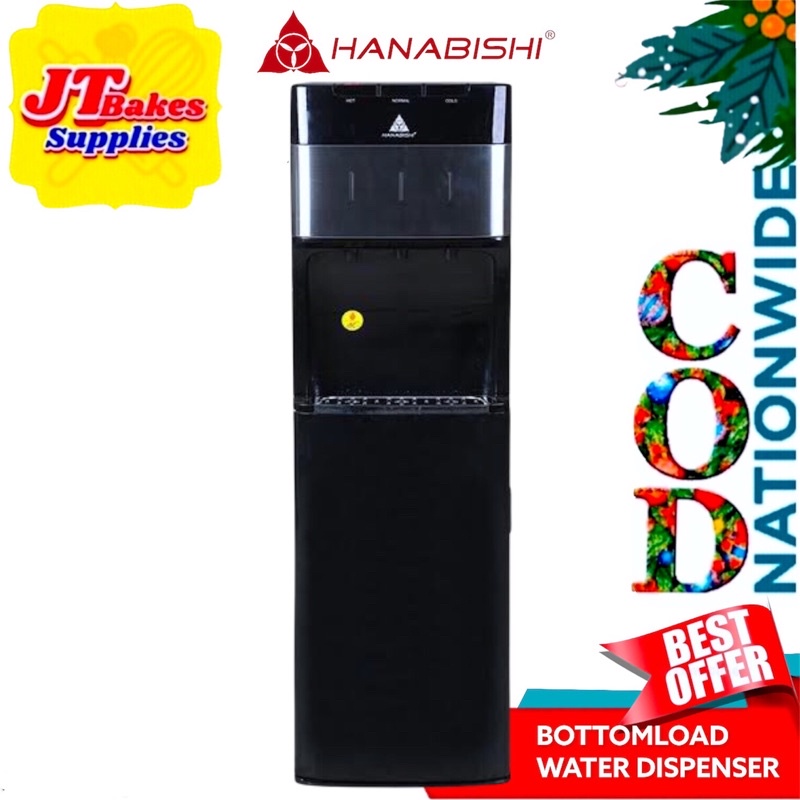 Hanabishi Bottom Loading Water Dispenser HFSWD-1900BL Black | Shopee ...