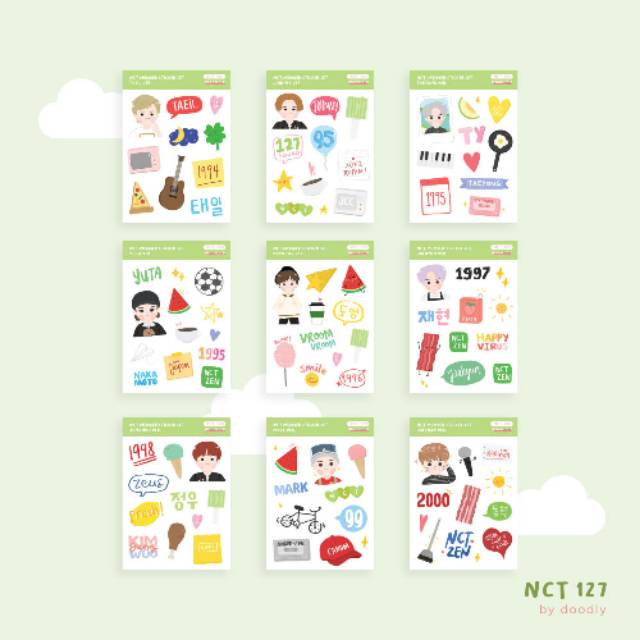 NCT Member Sticker Set (Bundling) | Shopee Philippines