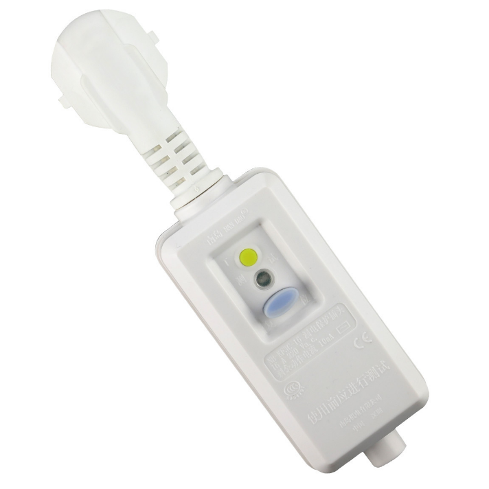 EU Plug GFCI Leakage Protection Safety RCD Socket Adaptor Home Circuit ...