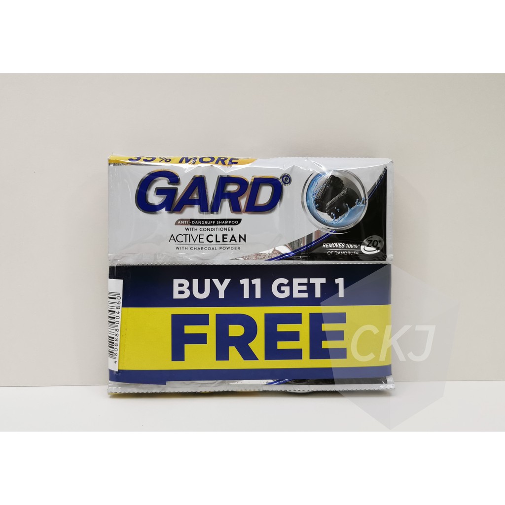 Gard Anti-Dandruff Shampoo 11+1 Sachet (2 Packs) | Shopee Philippines