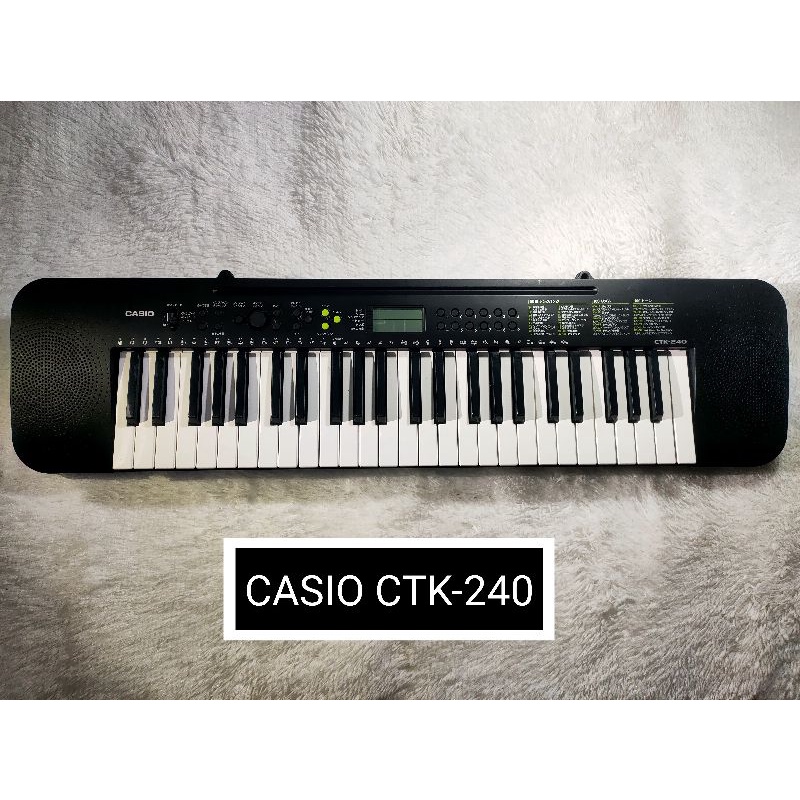 CASIO CTK-240, CASIO PIANO KEYBOARDS,2NDHAND | Shopee Philippines