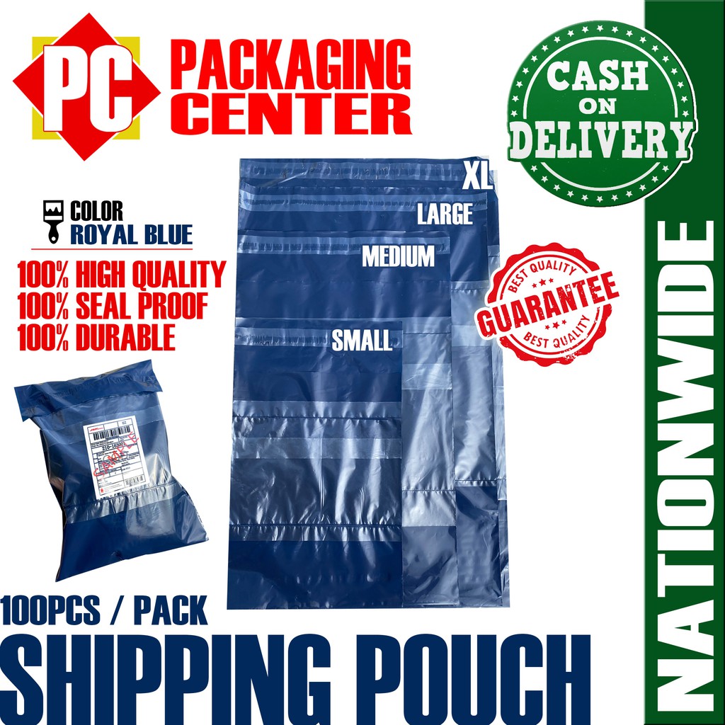 Shipping Pouch Small, Medium, Large, XL by 100pcs per pack COD ...