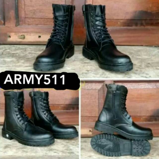 Pdl security Shoes Tni Police Saptam Pdh Field Long Sole | Shopee ...
