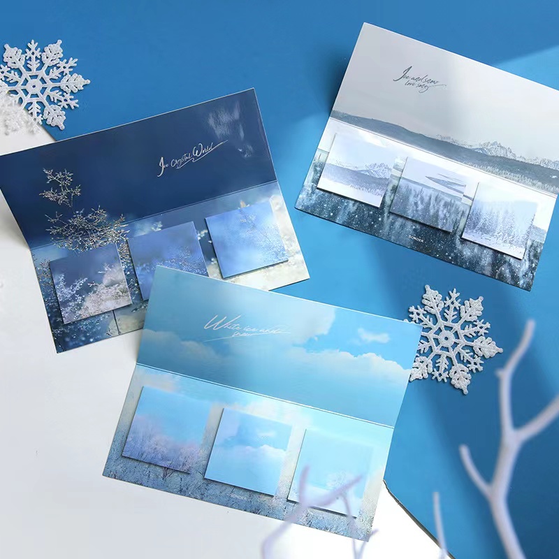 60 Sheets Creative Sticky Notes INS Sky Memo Pad Notepad School ...
