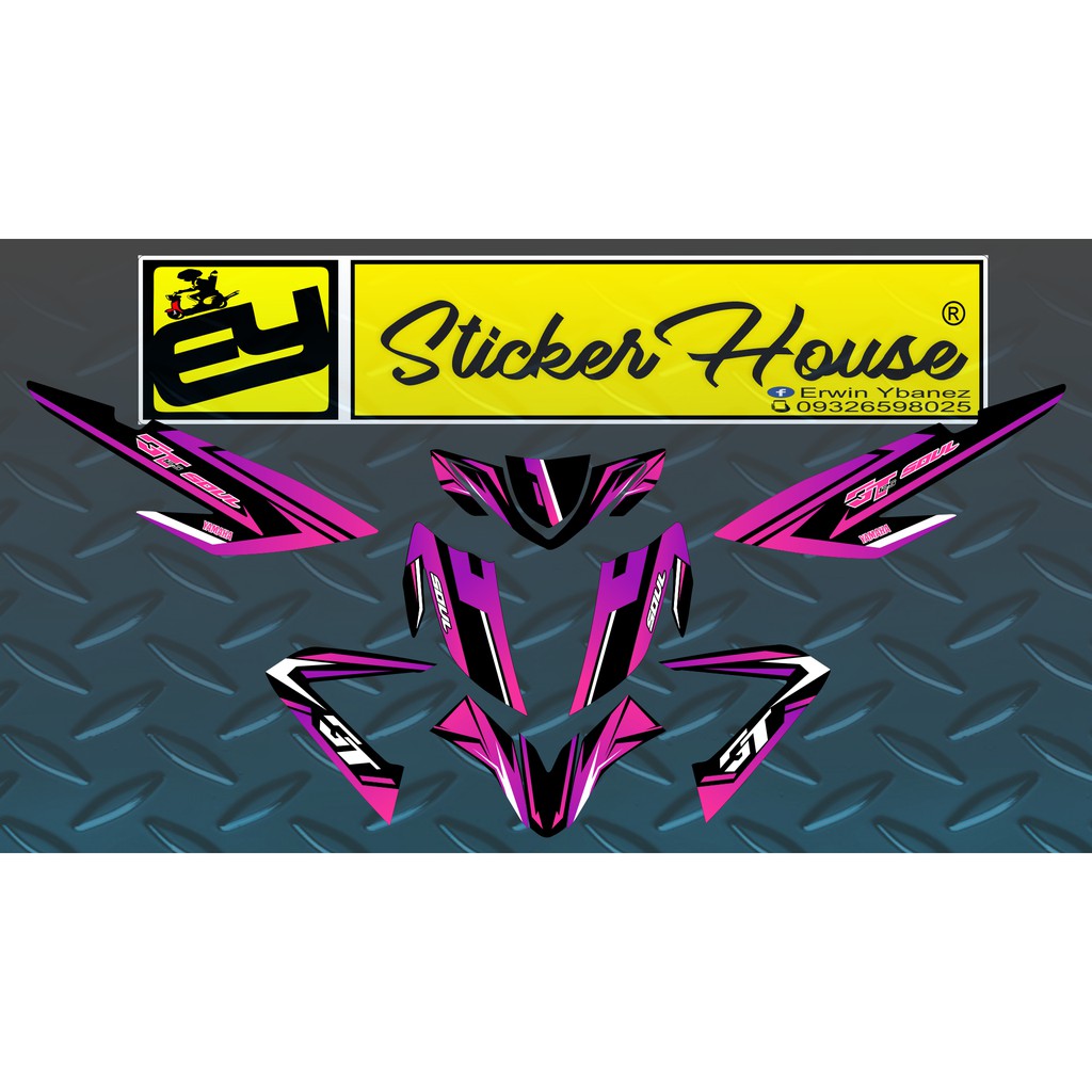 MIO SOUL 125 DECALS LAMINATED | Shopee Philippines