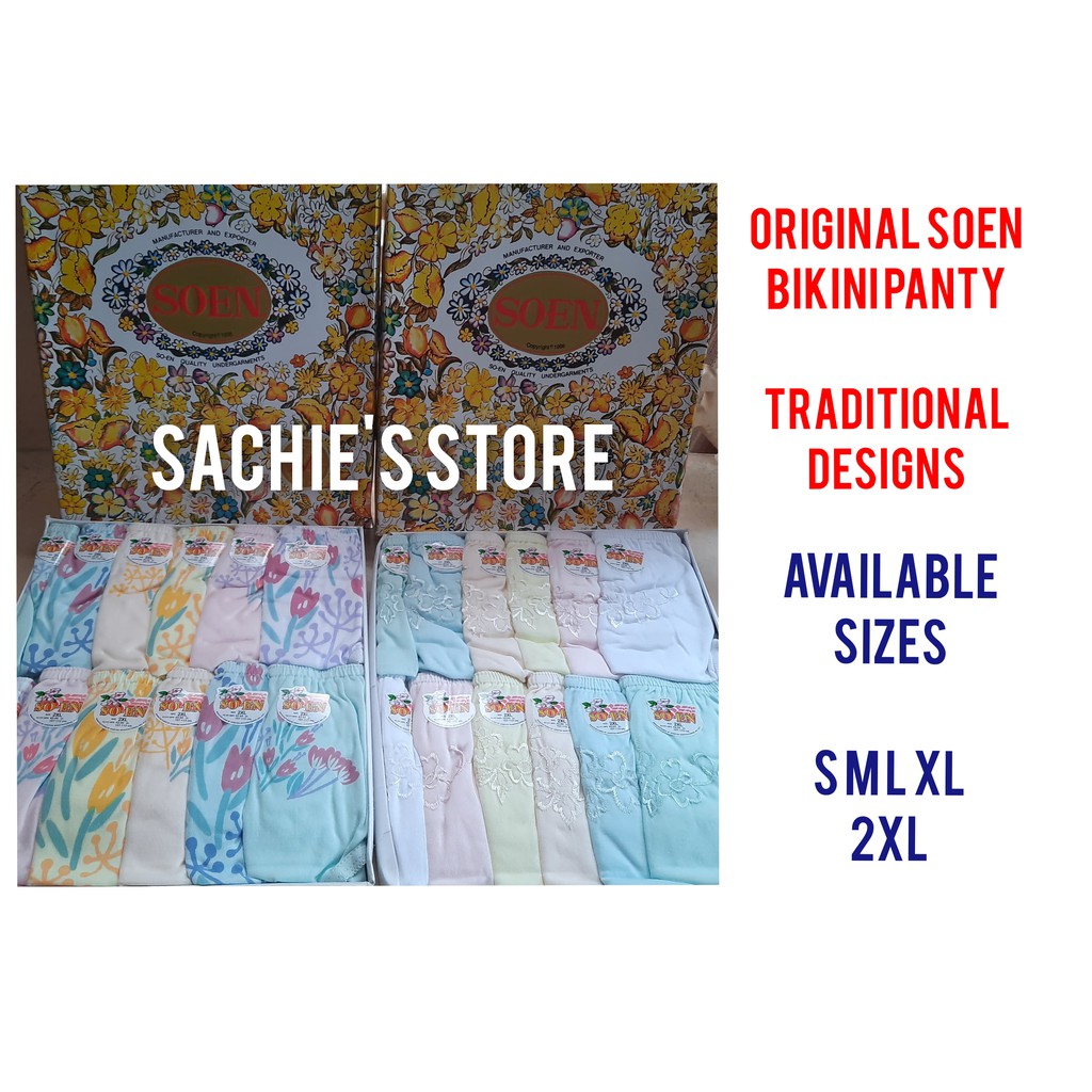 BCI Original SOEN Panty (Trendy Bikini Panty) | Shopee Philippines