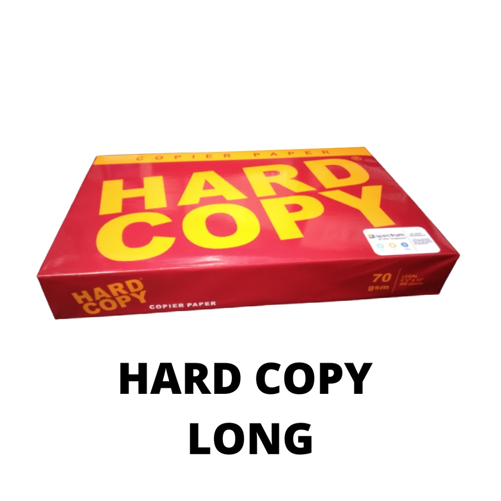 HARD COPY - Bond Paper / Copy Paper (Per Ream - 500's) | Shopee Philippines