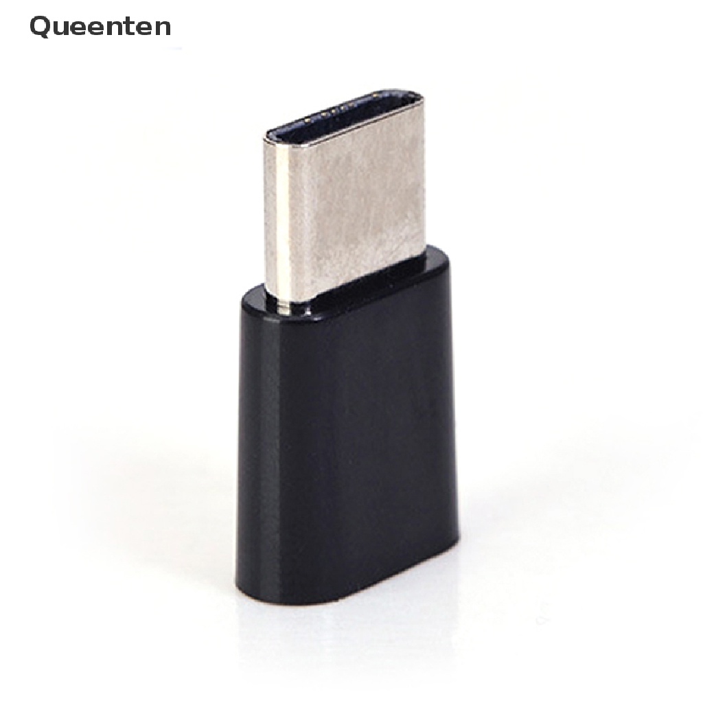 Queenten Micro USB Female to Type-c USB-C Male Adapter Converter ...