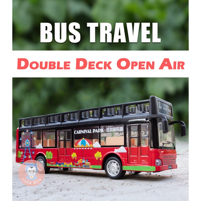 Diecast bus 1:50 Double deck open air Bus Diecast vehicles DieCast ...