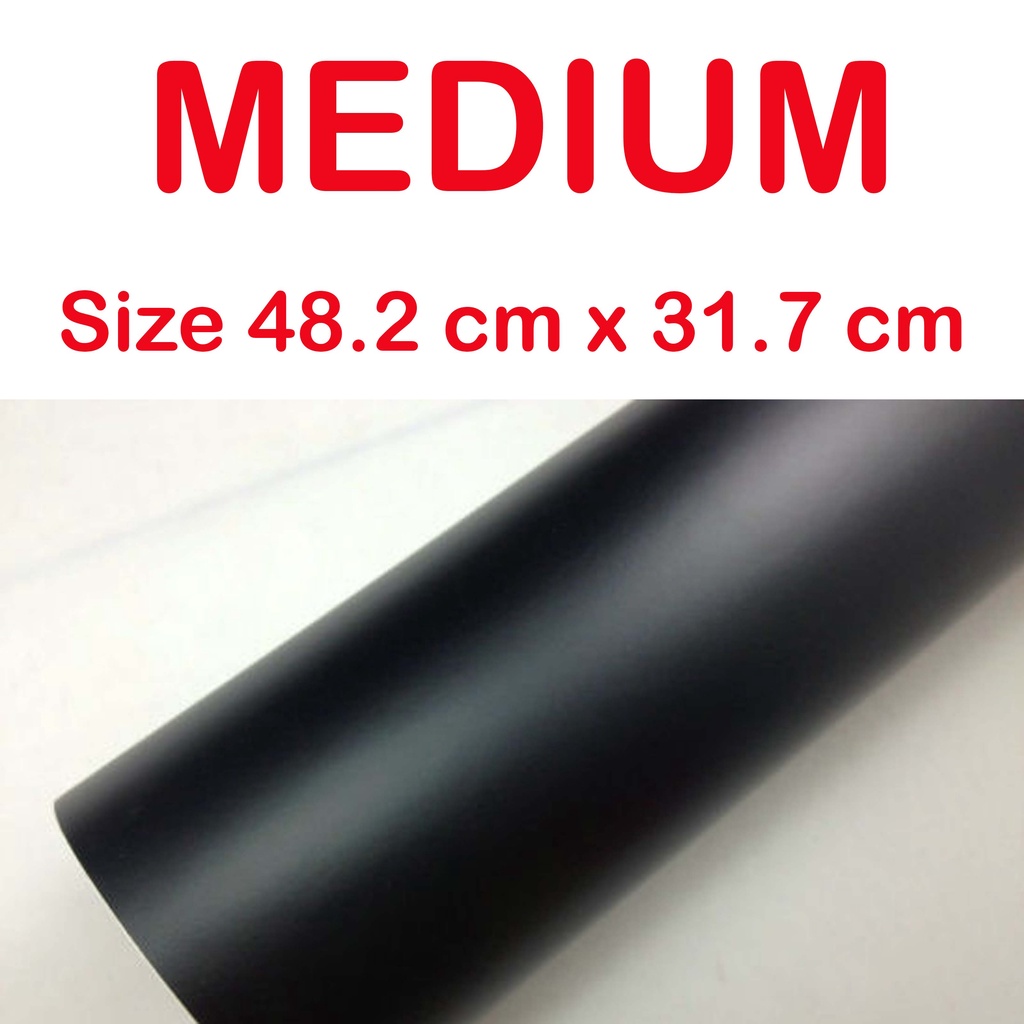 Matte Black Plain Vinyl Sticker | Shopee Philippines