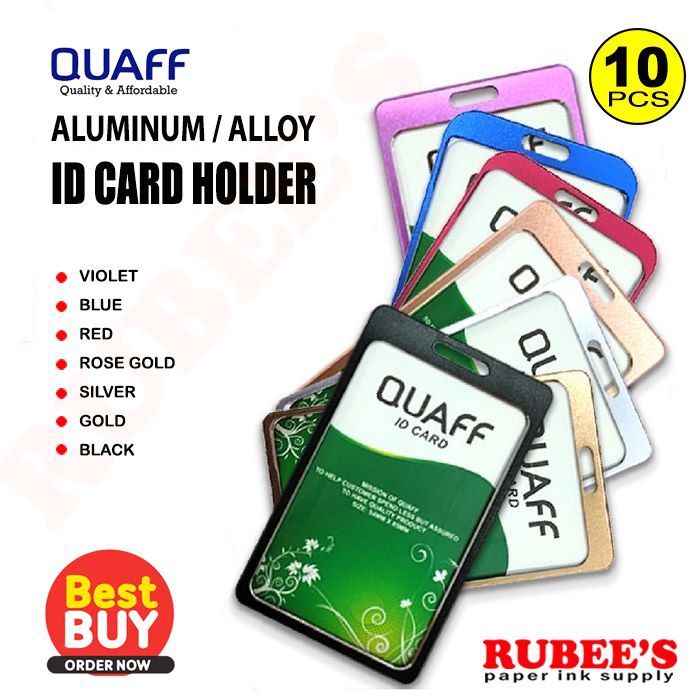 QUAFF Aluminum / Alloy ID Card Holder | Shopee Philippines