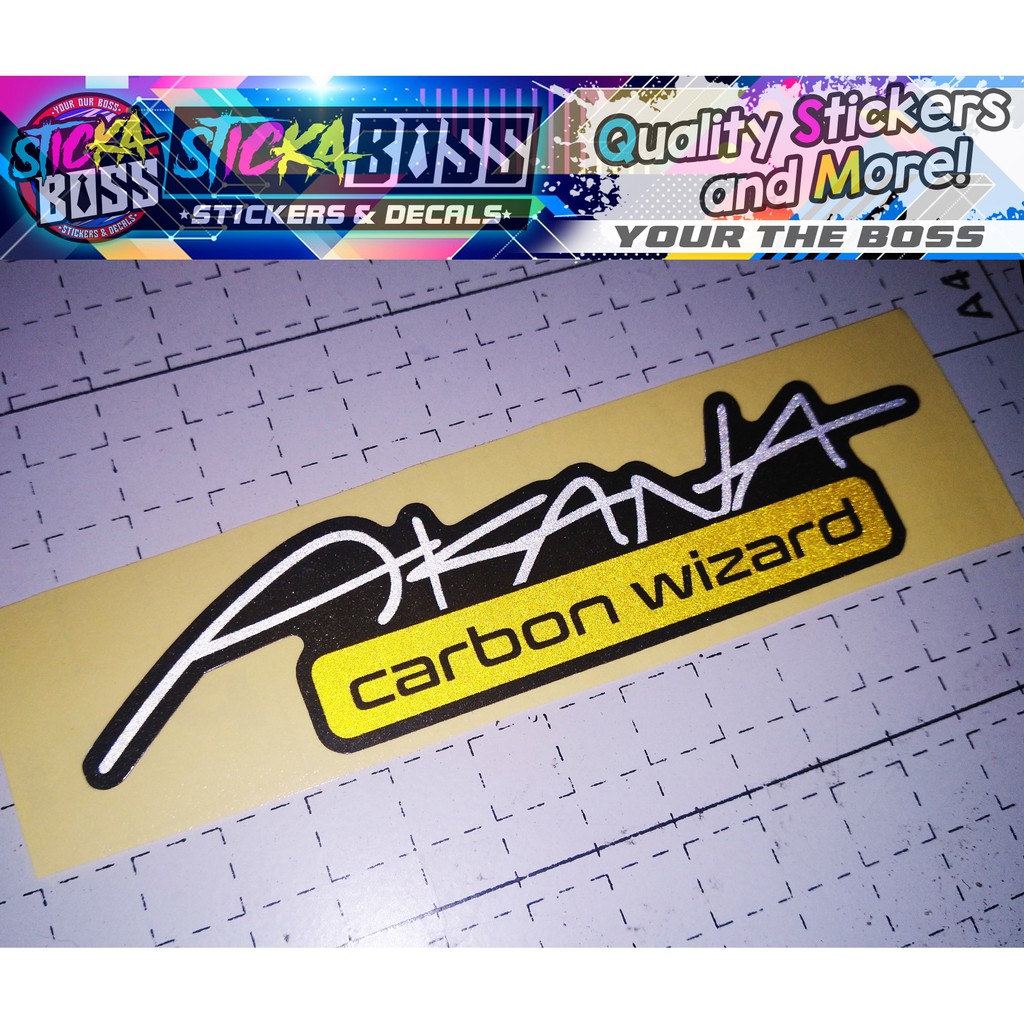 AKANA REFLECTORIZED VINYL STICKER [ PRINTED / LAMINATED / WATERPROOF ...