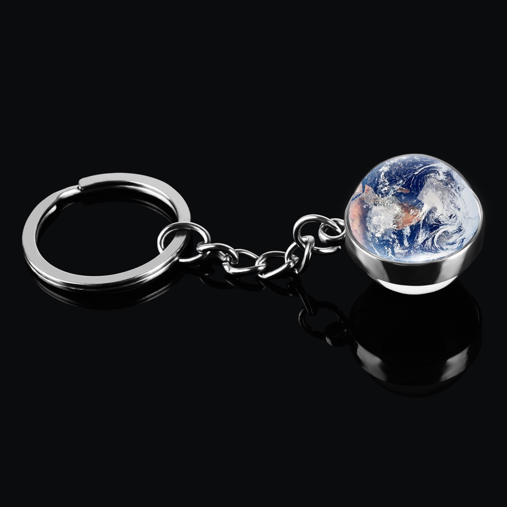 Solar System Planet Keychain Galaxy Nebula Space Universe Keyring Moon ...