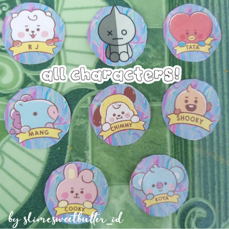 Sticker Bt21 Contents 8 all characters sticker bts sticker Bt21 ...