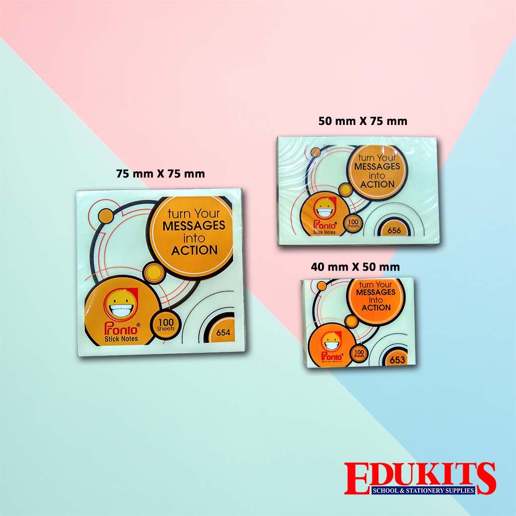 Educits PRONTO STICK NOTE 100 SHEET | Shopee Philippines