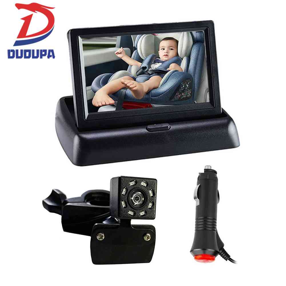 LED Infrared Night Vision Car Back Seat Display Camera Safety Baby ...