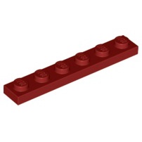 Lego Part 3666 - 1x6 Plate (5pcs per Lot) | Shopee Philippines