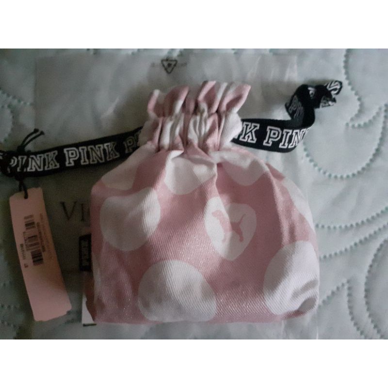 Victoria's Secret coin keys lipstick Pouch (with stain) | Shopee ...