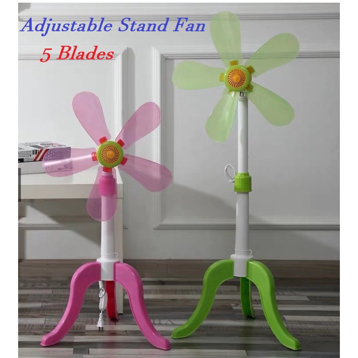 5 Blades Stand Fan Portable Stand Fan Foldable Stand Fan Electric Fan ...