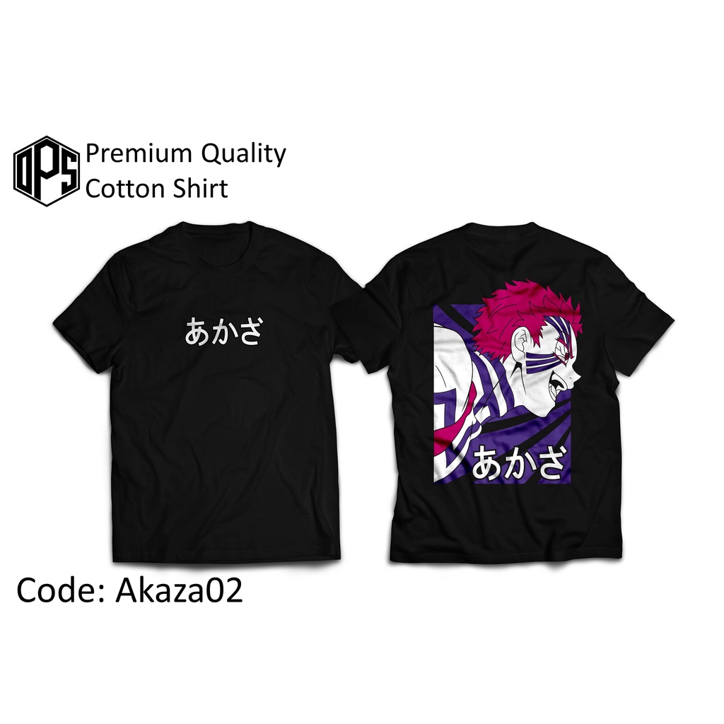 Kimetsu no Yaiba/ Demon Slayer Anime Manga Inspired T-Shirts - Akaza ...