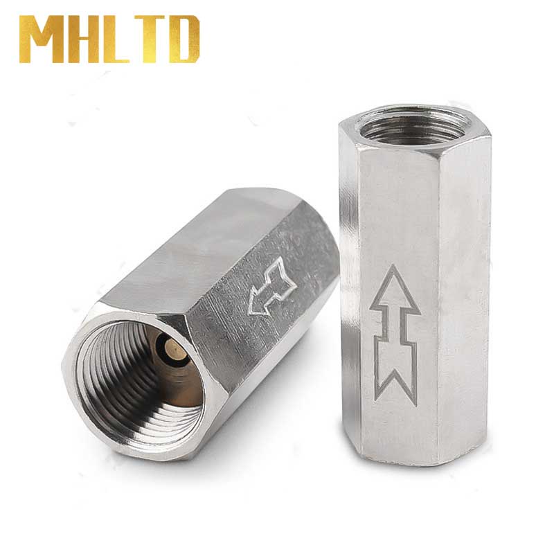 brass fitting One Way Non Return Valve 1/8" 1/4" 3/8" 1/2" BSP Female ...