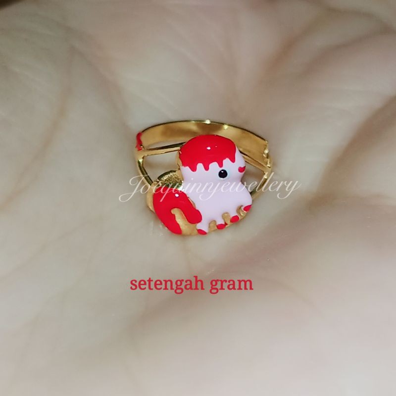 Light gold children's pony ring | Shopee Philippines