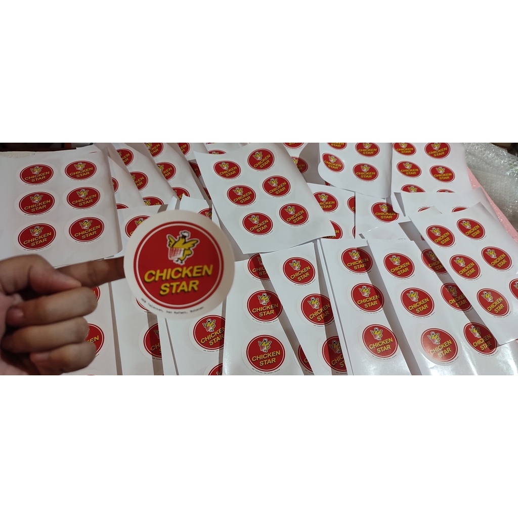 Logo Sticker / Label Sticker | Print & Cut | Regular, Waterproof ...