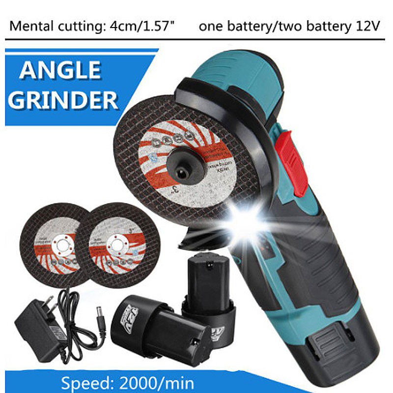 Mini Rechargeable Portable Cordless Angle Grinder Battery wireless ...