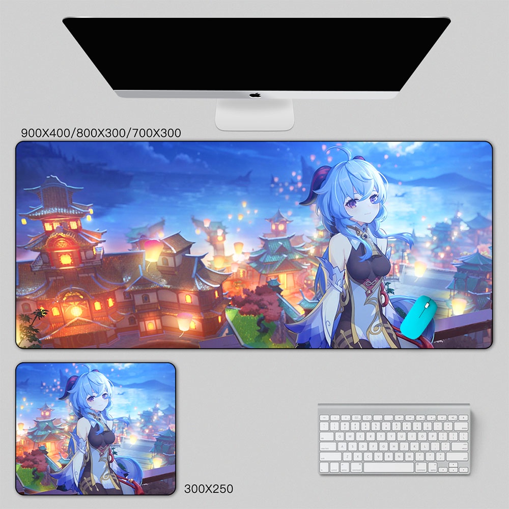 Genshin Impact Yuanshen Raiden Shogun shadow Anime Yuanshen Oversized ...