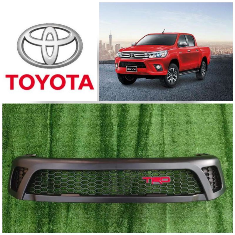 Toyota Hilux Revo 2015-2018 front grill grille with TRD logo | Shopee ...