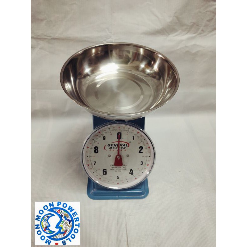 GENERAL MASTER WEIGHING SCALE TIMBANGAN HEAVY DUTY 10KG BOWL | Shopee ...