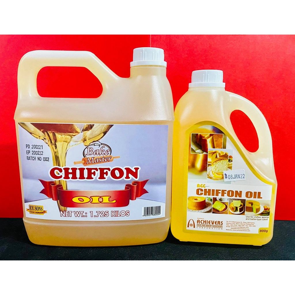 Chiffon Oil 1.725kg (La Crema) & 800g (ACC) | Shopee Philippines