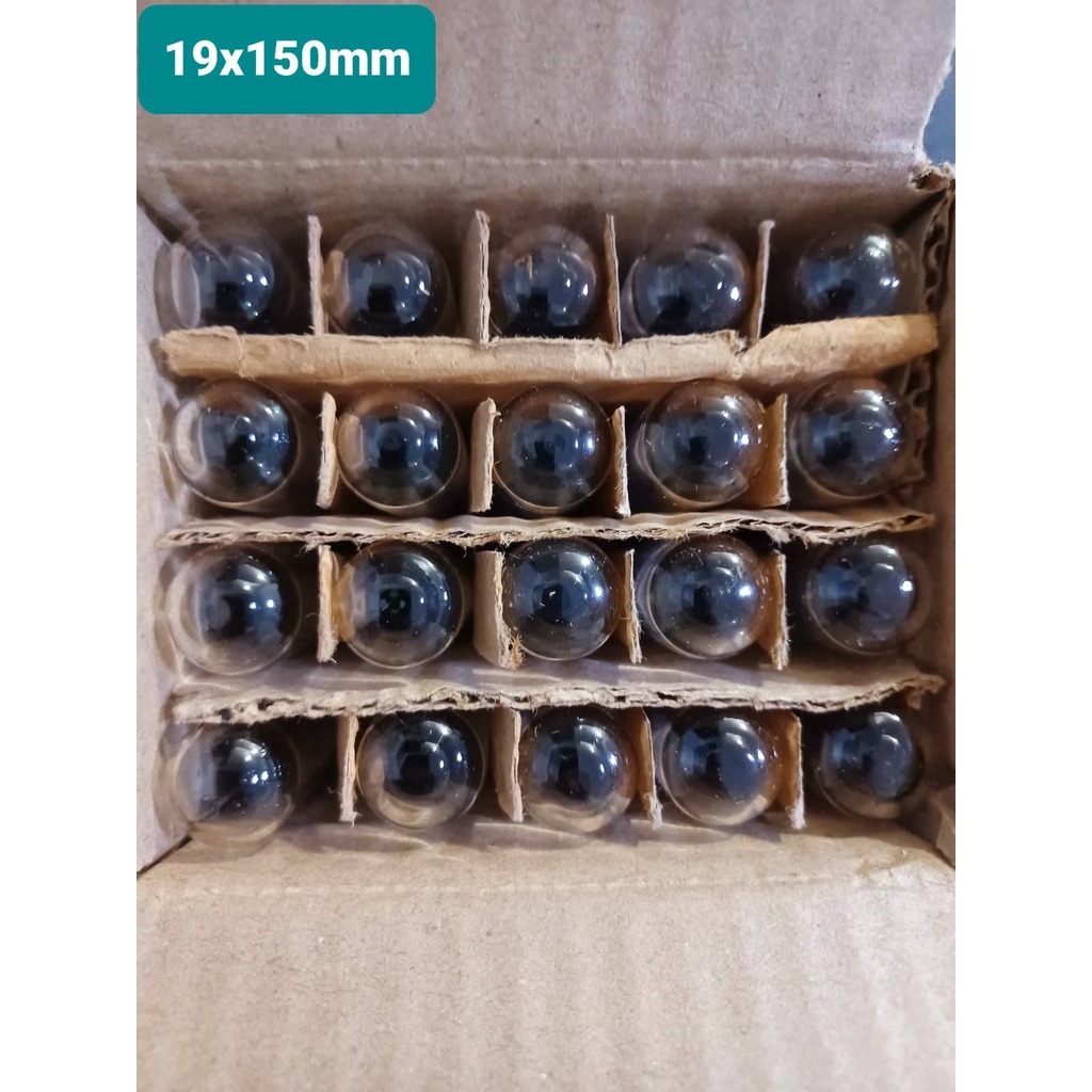 LBT 20PCS PER BOX TEST TUBE 16X150MM(22ML) BOROSILICATE GLASS WITH RIM ...