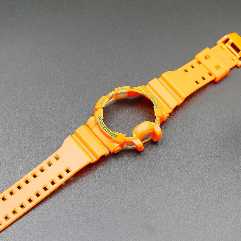 Silicone Set Rubber Strap with Case Screws and Tools for GA-400 GD-400 ...